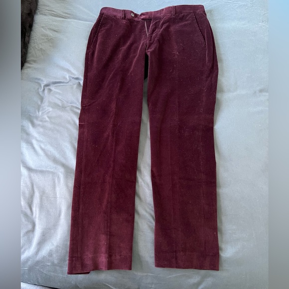 Todd Snyder | Pants | Todd Snyder Sutton Italian Corduroy Burgundy ...